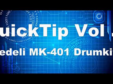 QuickTip Vol2: Use of the internal Drumkits of a Medeli MK-401/Startone MK-400 Keyboard
