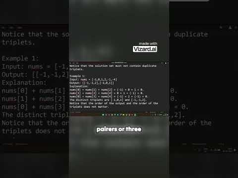 #javashorts MAANG Asked This? 3Sum Leetcode Java π₯ #leetcode #interviewprep #javainterviewquestions