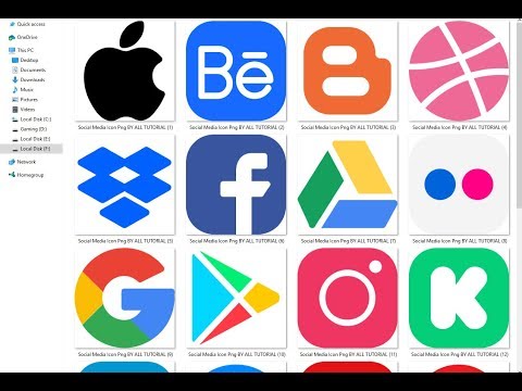 Download Social Media Icon Png 29 BY ALL TUTORIAL