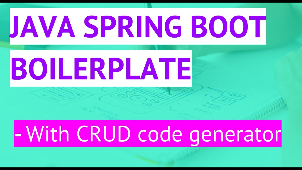 How to use React and Java CRUD generator?