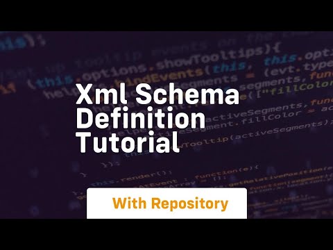 Xml schema definition tutorial