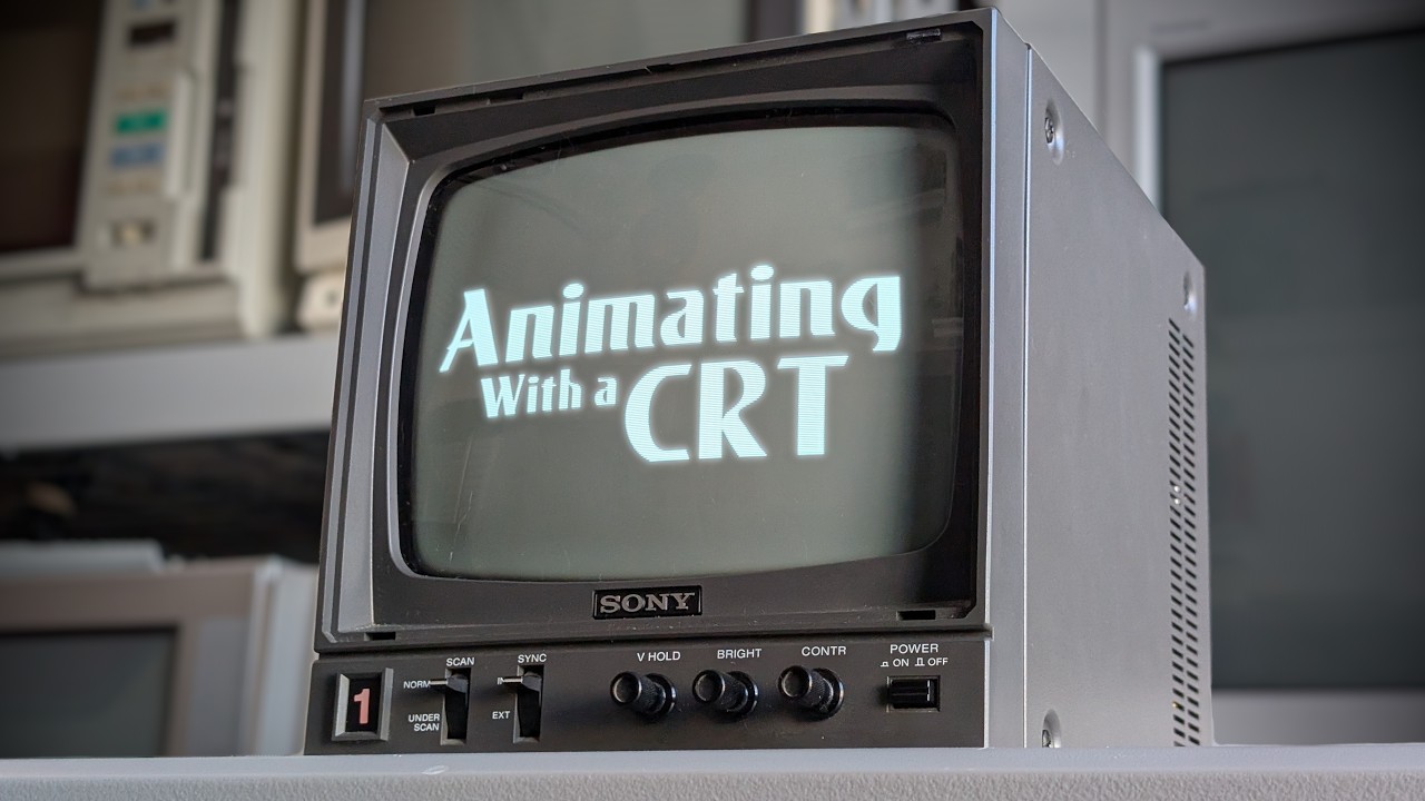 Using a CRT to create really cool video effects