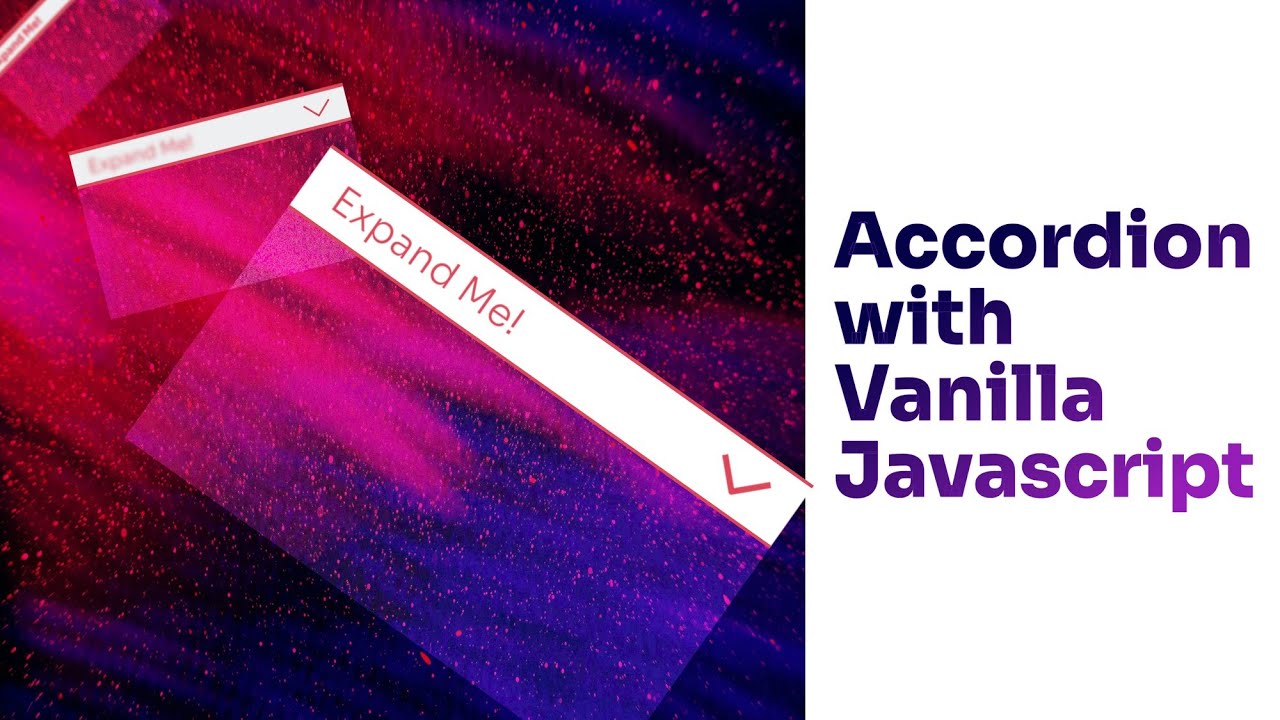 Accordion with Vanilla Javascript