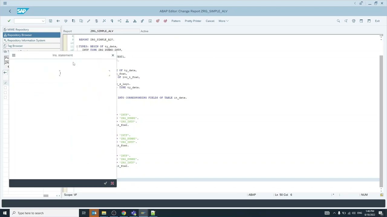 ABAP Programming: How to create an ALV? ALV Report Example