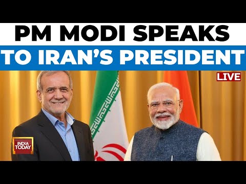 LIVE: PM Modi Speaks to Iranian President Masoud Pezeshkian | Israel Vs Iran News LIVE | PM Modi