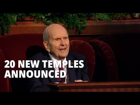 The Church of Jesus Christ Will Build 20 New Temples
