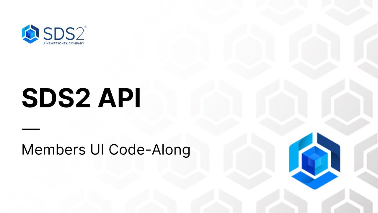 SDS2 2021 API: Members UI Code-Along
