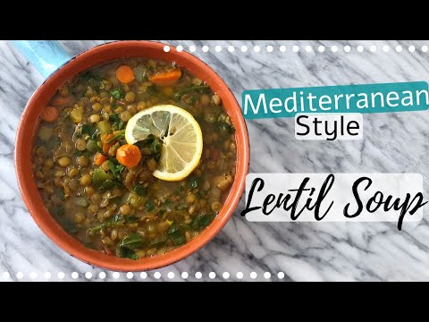 The BEST Mediterranean Style Lentil Soup - طريقة عمل شوربة عدس - Episode 76