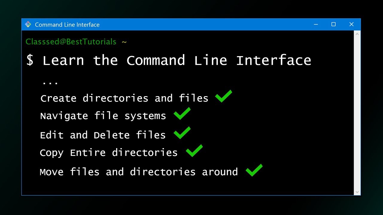 Command Line Interface Tutorial (with GitBash)