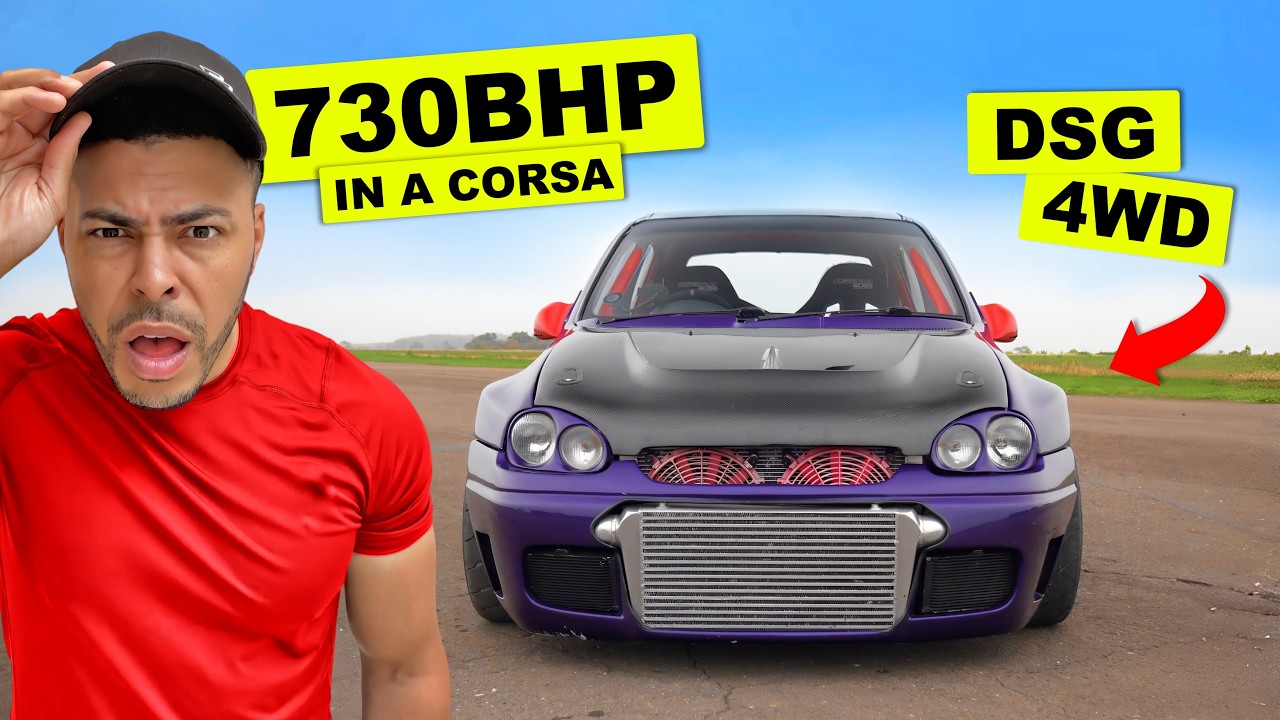 90's CORSA DESTROYS THE RUNWAY! MOST BRUTAL LAUNCH EVER?