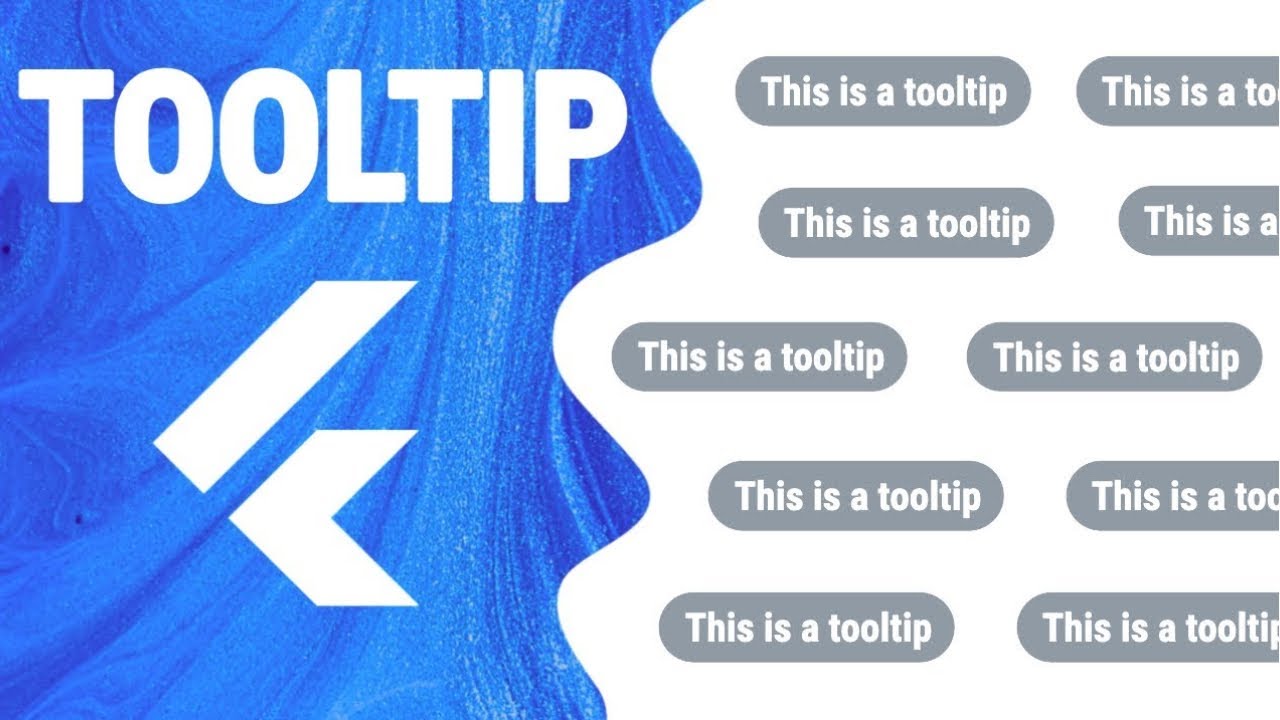 Flutter Tooltip Widget