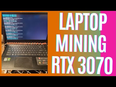 Laptop Ethereum and Crypto Mining | MSI GP66 | Mobile RTX 3070