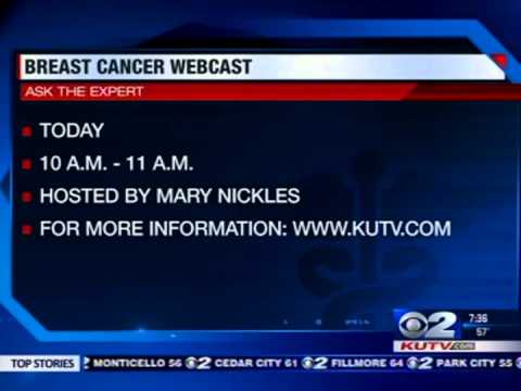 KUTV previews a Breast Cancer Ask the Expert Webcast