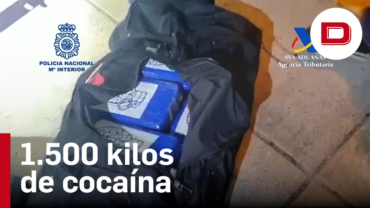 Intervienen 1.500 kilos de cocaína en un contenedor del Puerto de Barcelona