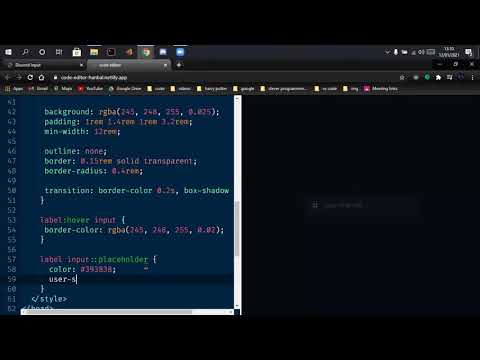 Discord input || HTML - CSS || no JS