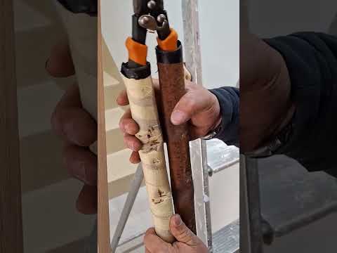 comment couper les vis à placo dépassant dans un kit à galandage