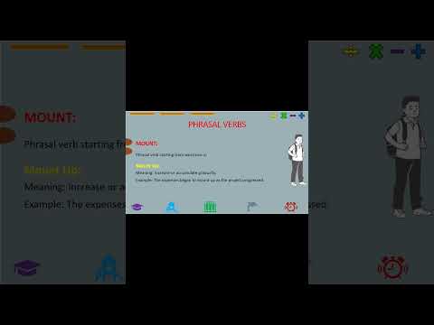 Mount Up: Quantities or values growing or accumulating | Phrasal Verbs #phrasalverbs #shortvideo