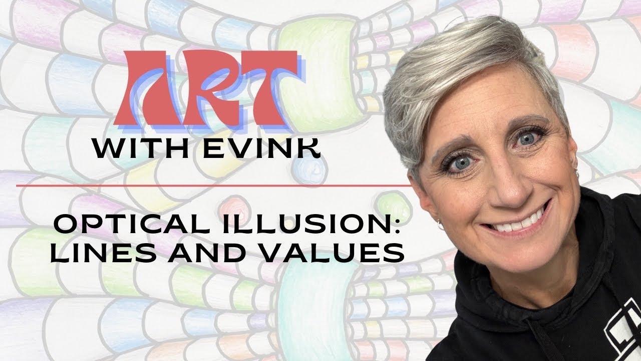 Middle School Art Lesson:  Optical Illusion with Lines and Values