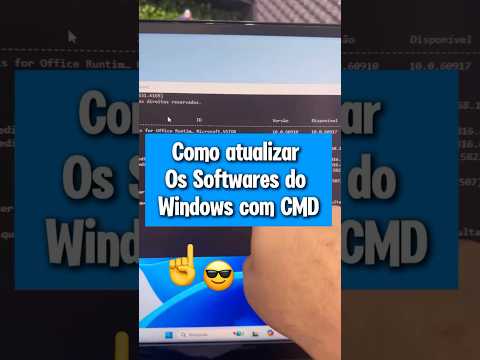 Como atualizar os softwares e aplicativos do seu computador Windows. Comandos cmd para atualizar.