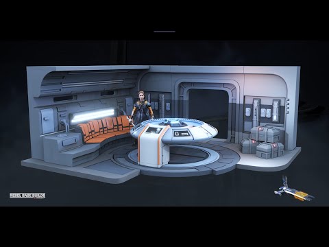 👽 The Fallen Order - Mantis Stinger Diorama - Holo Lounge・ 3D File for ...