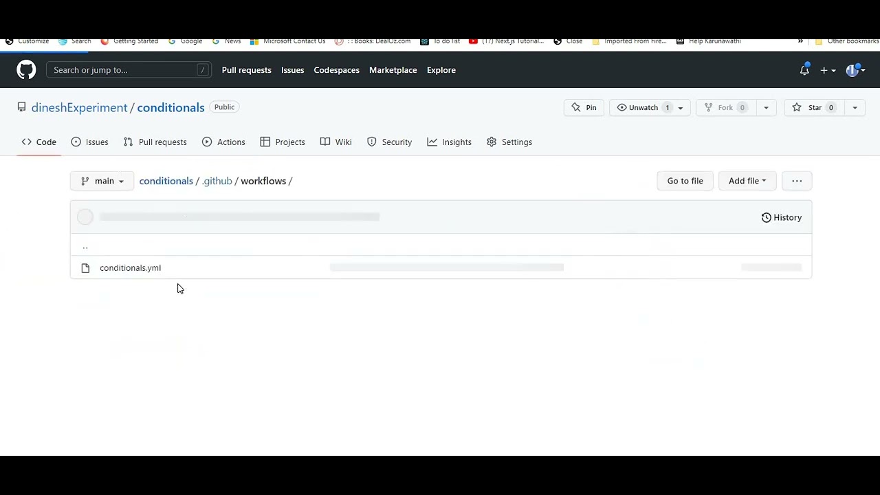 GitHub Actions conditionals : how 
