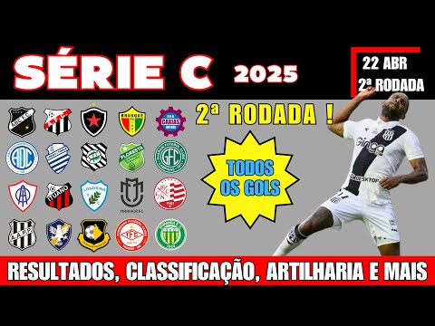 💥⚽ BRASILEIRÃO SÉRIE C - Resultados, GOLS, Classificação ATUALIZADA e Artilharia!