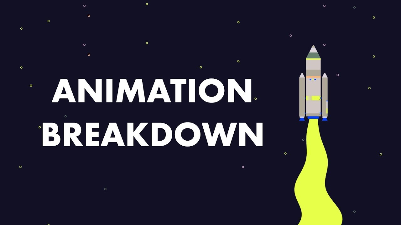 After Effects animation Breakdown - Rocket Blast Off