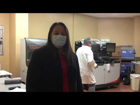 Krissie Marsh Introduces the VITROS COVID-19 Antibody Testing Machine