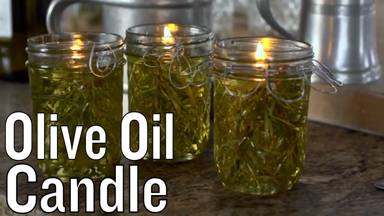 How to Make an Olive Oil Candle
