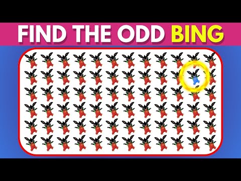 Find the ODD One Out with BING BUNNY | QuizBee - Emoji Quiz for Kids