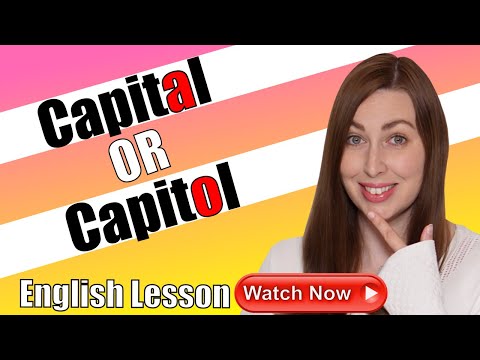 Capital or Capitol? | English Lesson