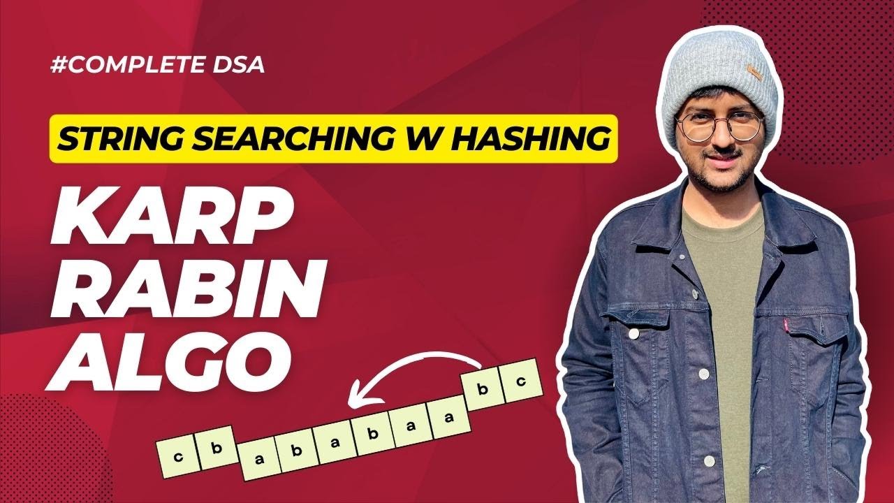 Karp-Rabin String Matching Algorithm | Substring Search Pattern