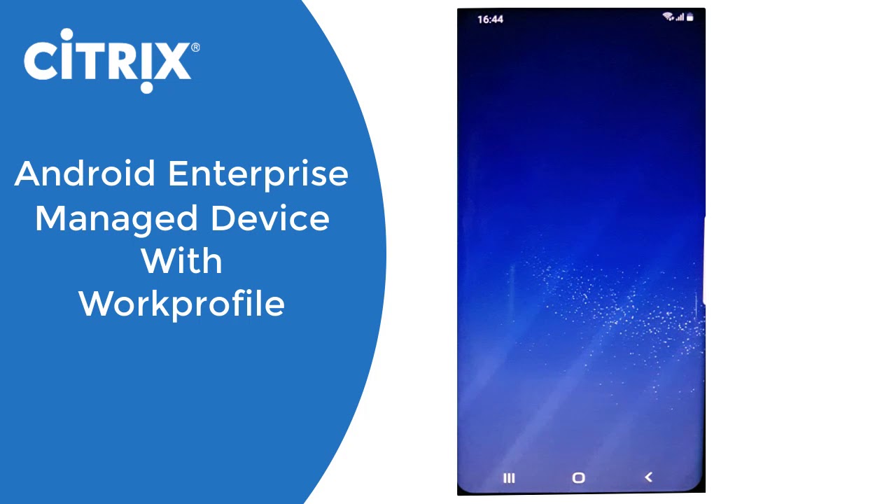 Enrolling a Device in Fully Managed Work Profile Mode on Android Enterprise