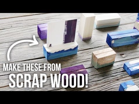DIY Wood Photo Holders | DIY Picture Frames