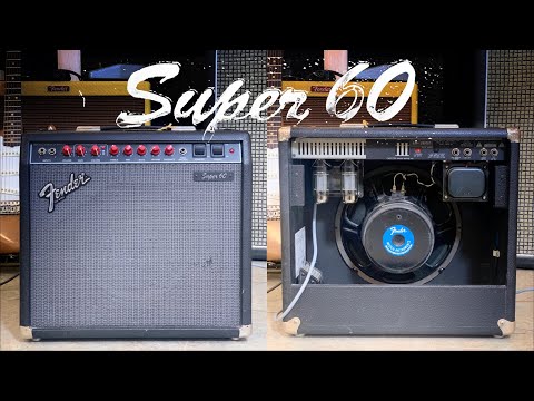 Fender Super 60 rack mount head tube guitar amp 4 space | Reverb