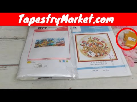 TapestryMarket Cross Stitch Product Review #tapestrymarket #crossstitch