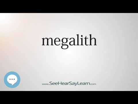 megalith - Smart & Obscure English Words Defined 👁️🔊🗣🧠✅