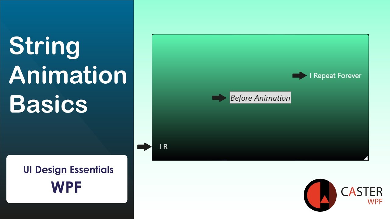 WPF Animation Basics - String Animation