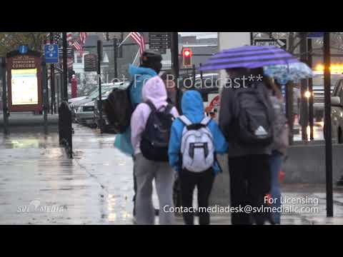 Concord, New Hampshire - Rainy Day Ahead Of First Snowflakes - November 7th, 201