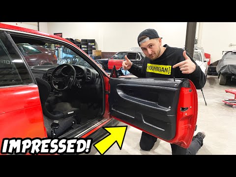 E36 FINALLY gets a COMPLETE interior.. (door card solution!)