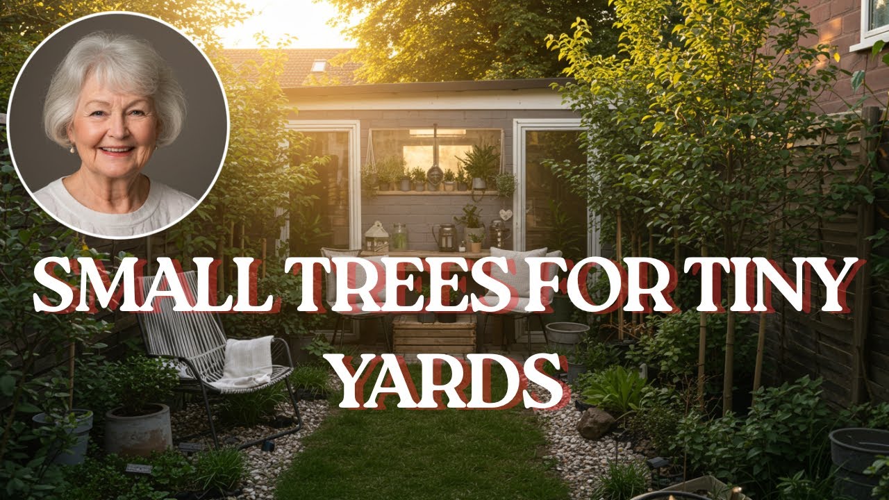 8 NO MAINTENANCE Beautiful Small Trees for Tiny Yards - (Seniors Friendly)