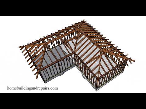 Ideas for Vaulted Roof Framing with Hips and Valleys for a Home Addition