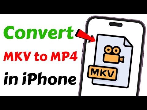How to Convert MKV to MP4 in iPhone Offline | Edit MKV Video in iOS | iPhone MKV to MP4 Converter