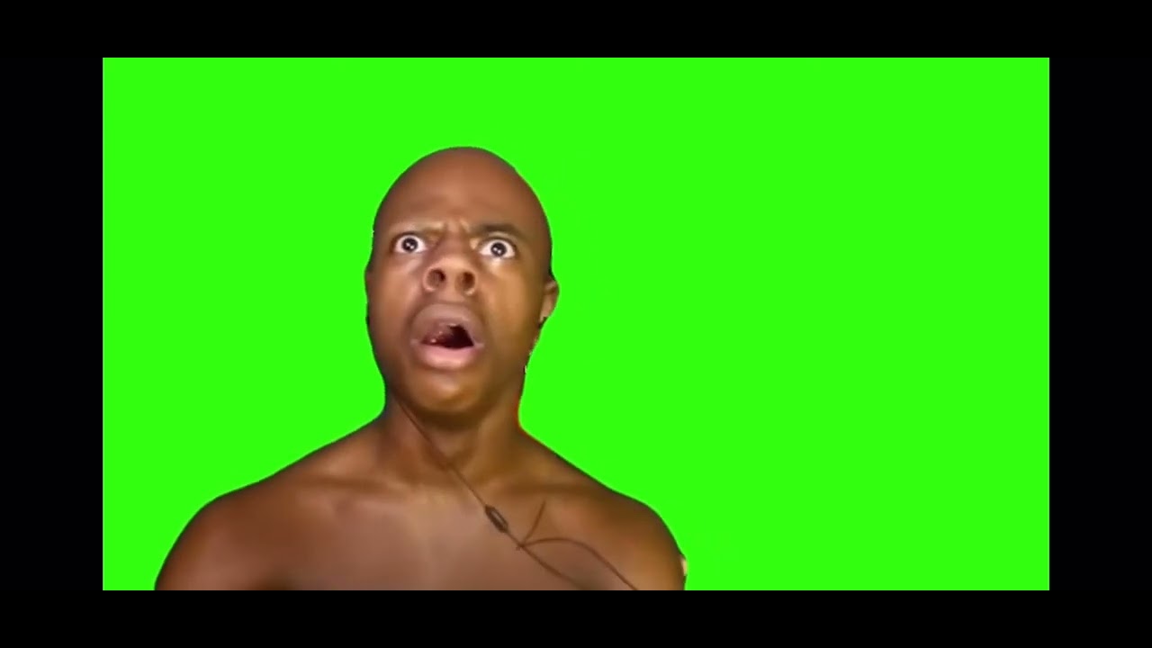 ISHOWSPEED Gets Scared (Green Screen Meme Template)