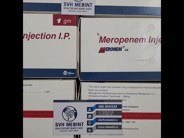 Meropenem 500 Mg - Meronem 1gm Injection Wholesaler from Ahmedabad