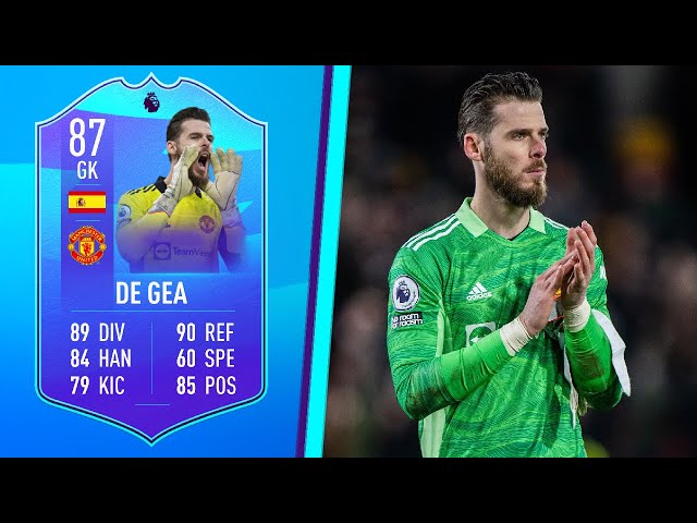 FIFA 22 Ultimate Team SBC: David De Gea Player of the Month (POTM) card