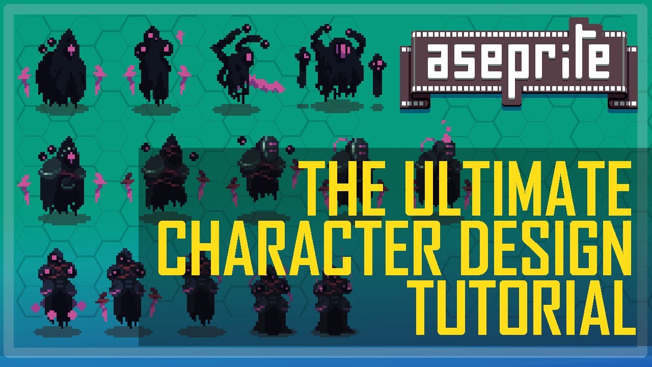 Pixel Art Tutorial - The Ultimate character design workflow tutorial