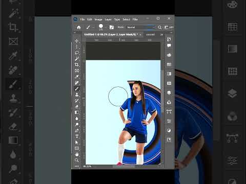Pixel Stretch Effect Photoshop Tutorial #shorts #graphicsvikash #photoshoptutorial