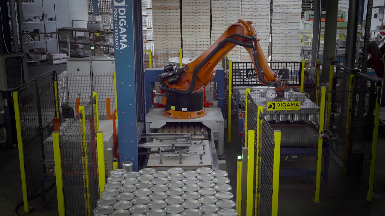 Robot | Automatic palletizing Digama