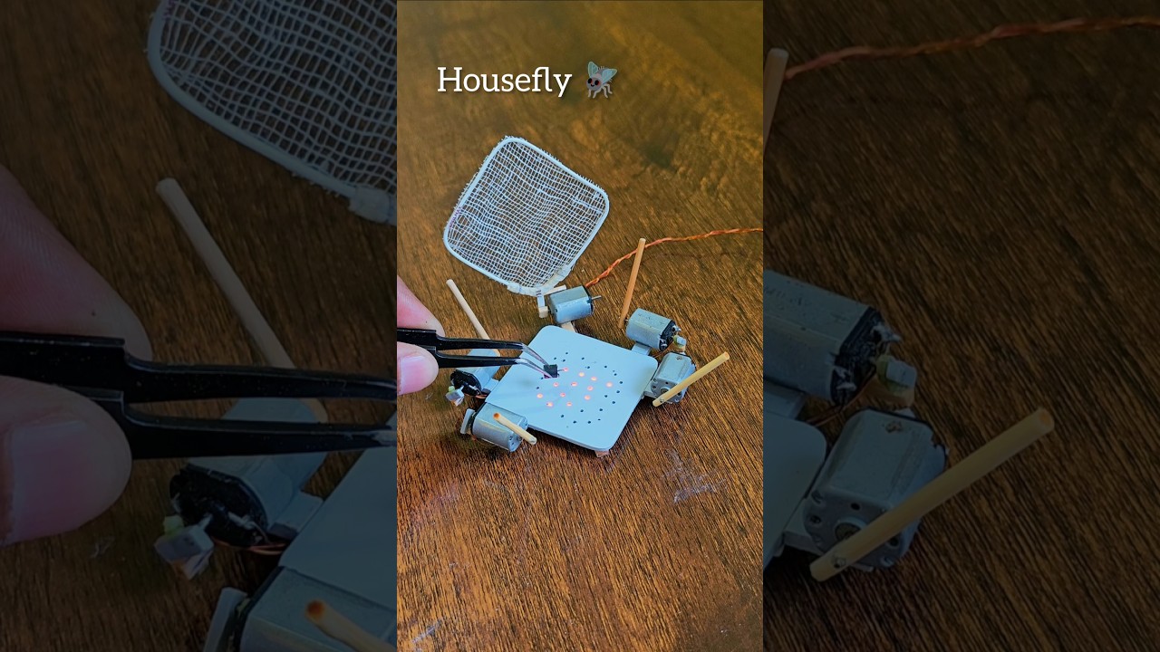 New bug trap fly trap 😆🫣🔥 with dc motor and sticks #trap #bug #funny #engineering #electronics